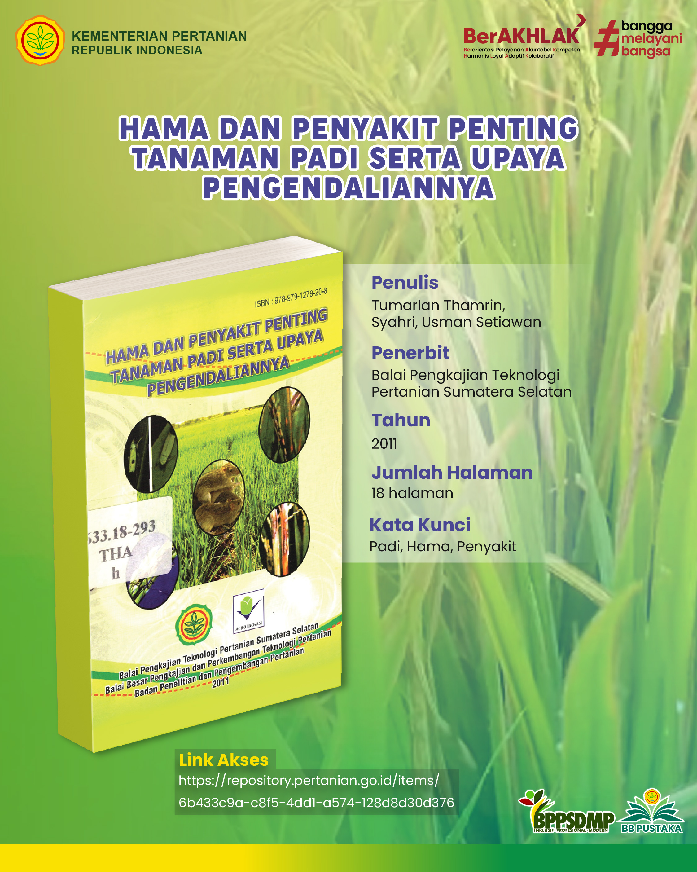 Info Koleksi Perpustakaan: Hama dan Penyakit Padi