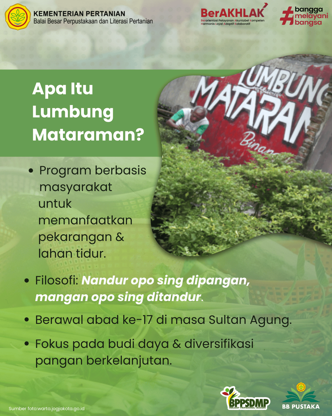 Info Literasi: Lumbung Mataraman: Tradisi yang Menumbuhkan Ketahanan Pangan